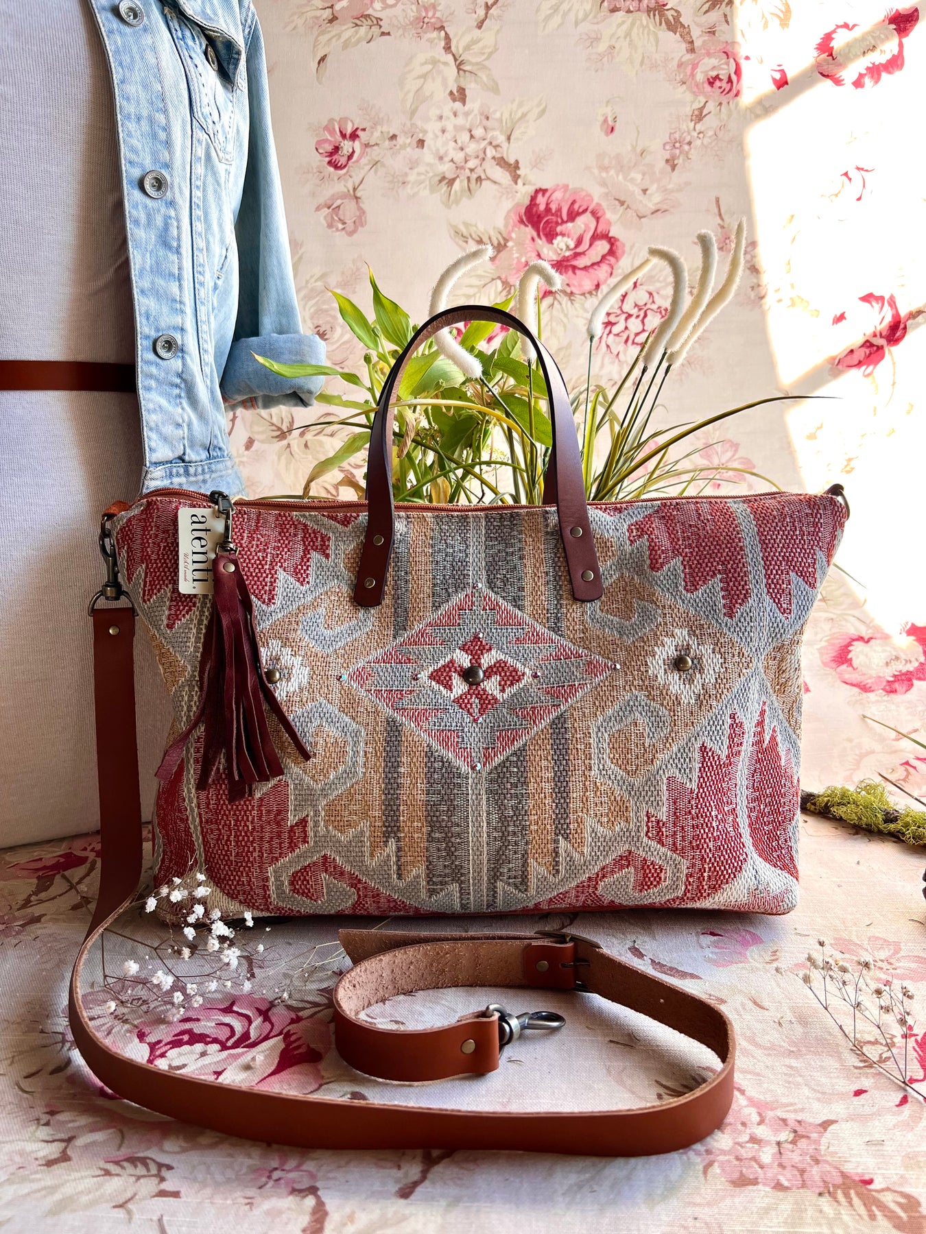 Atenti Buddy Bag - Blaze at Dream Weaver Yarns LLC