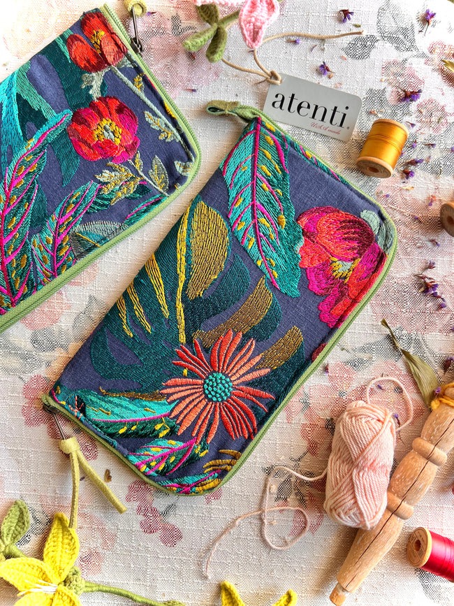 Atenti Needles and Tools Case - Flora at Dream Weaver Yarns LLC