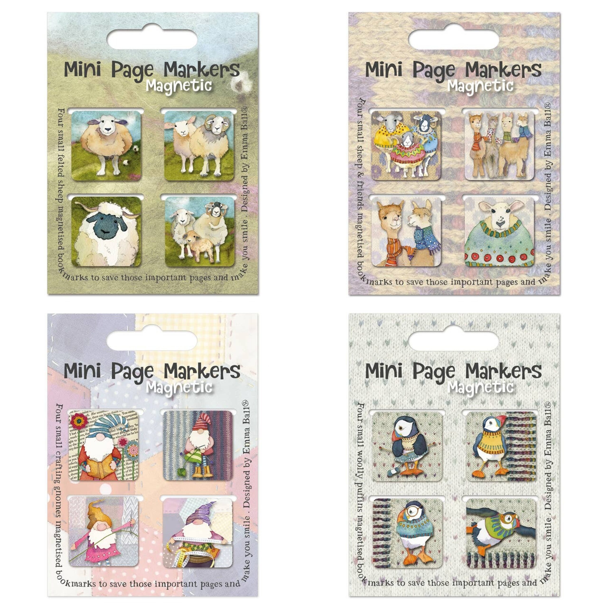 Emma Ball Magnetic Page Markers at Dream Weaver Yarns LLC