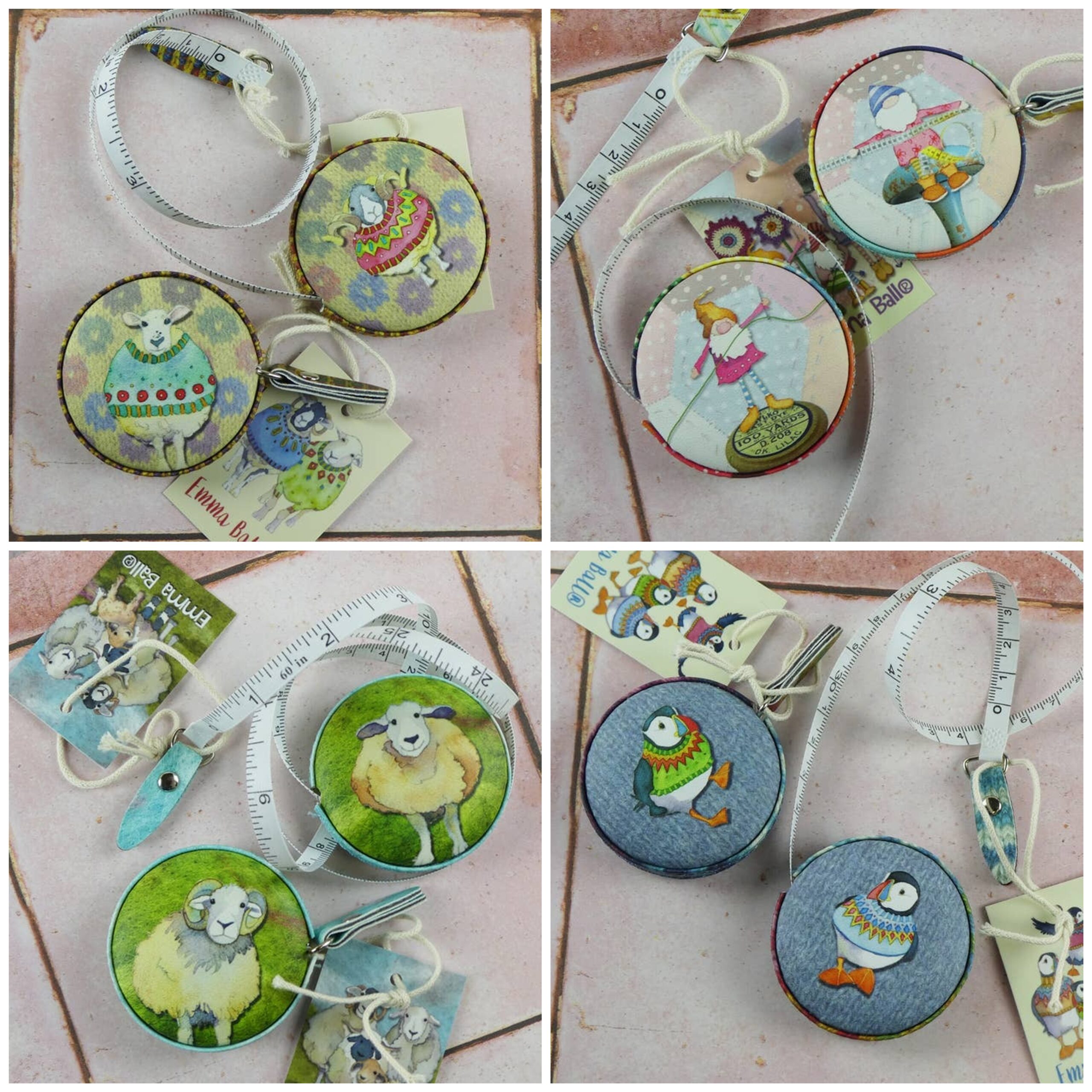 Emma Ball Tape Measures at Dream Weaver Yarns LLC